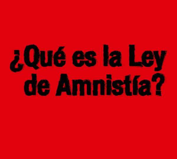 Ley de amnistía – Infografía